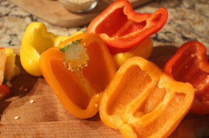 Curry Stuffed Peppers - The Salted Pepper