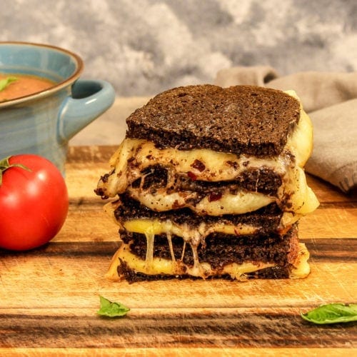 Grown Up Grilled Cheese with Fig and Pepper Relish