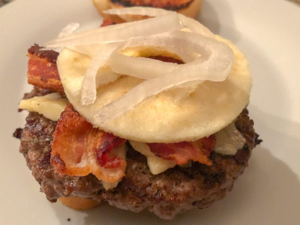 Apple Sauced Burgers - The Salted Pepper
