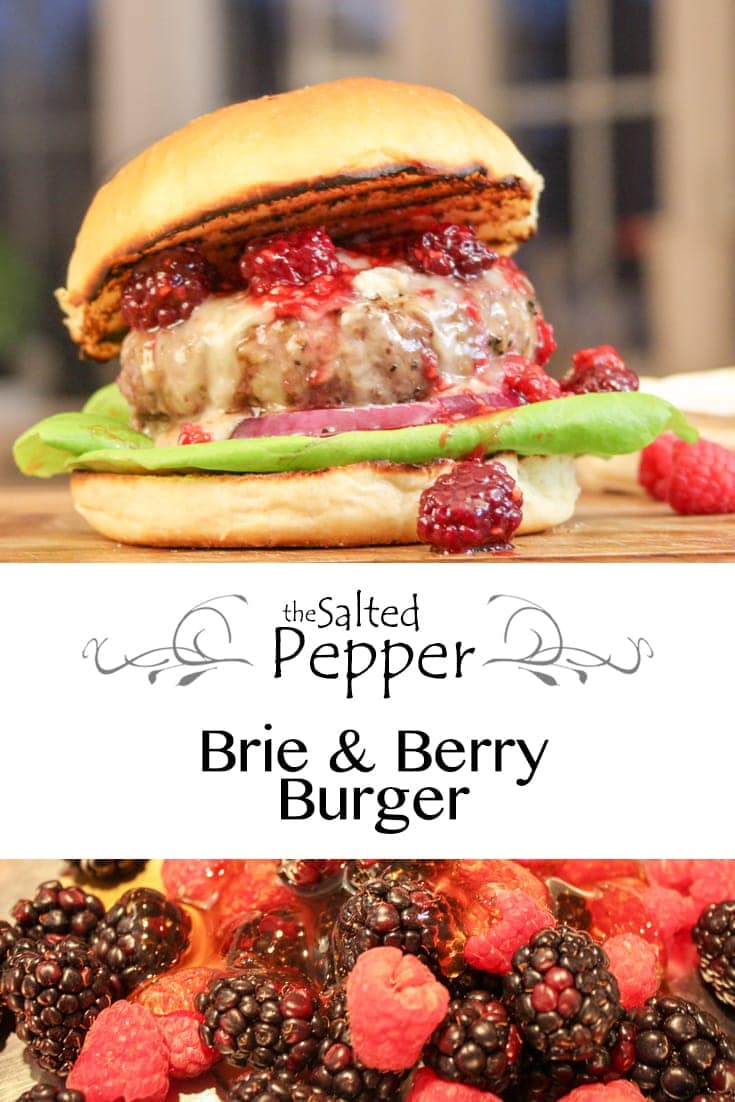 Brie & Berry Burger - The Salted Pepper