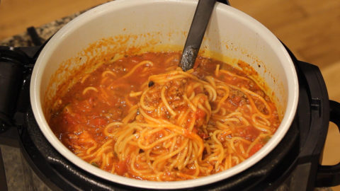 Ninja Foodi Spaghetti Recipe - The Salted Pepper