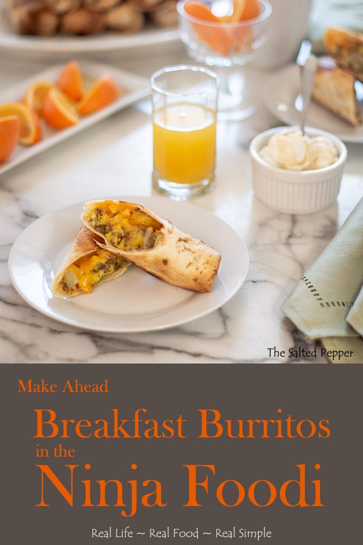 Air Fryer Breakfast Burritos - The Salted Pepper