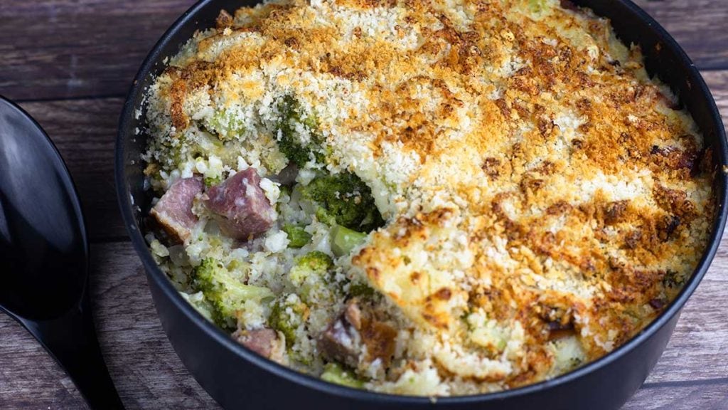 Ham and Broccoli Casserole in the Ninja Foodi - The Salted Pepper