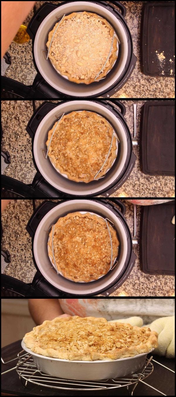 10-Minute Apple Pie ~ Ninja Foodi Recipe - The Salted Pepper