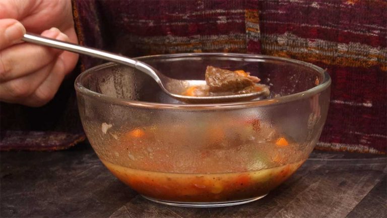 Vegetable Beef Soup ~ Ninja Foodi or Instant Pot Recipe - The Salted Pepper