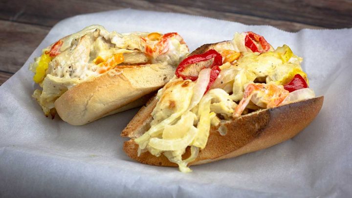 The BEST Chicken Cheesesteak with a Twist! - The Salted Pepper