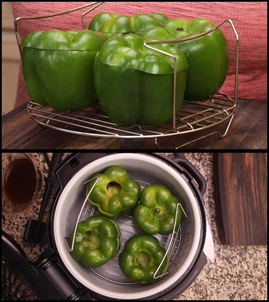 Stuffed Peppers in the Ninja Foodi - The Salted Pepper