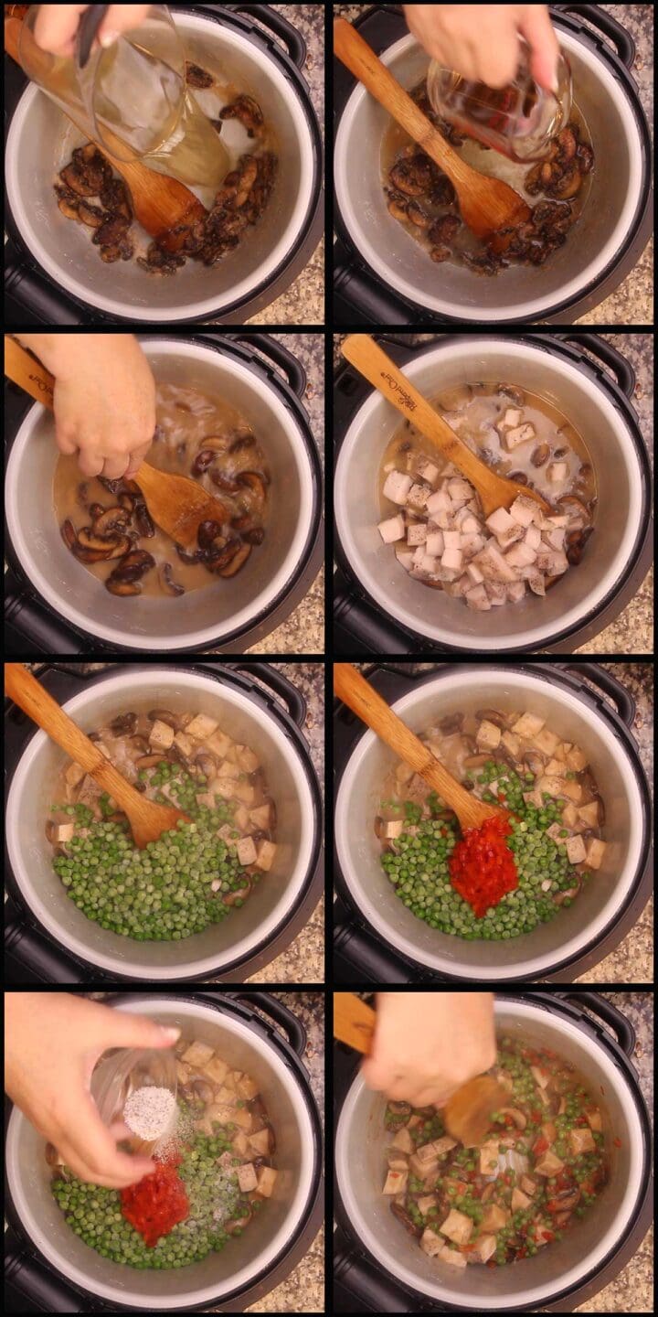 Chicken à la King in Puff Pastry Shells - The Salted Pepper