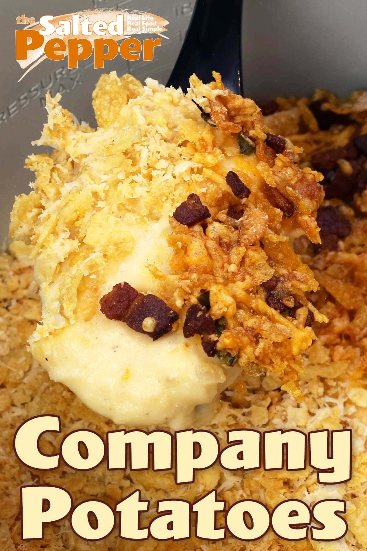 Company Potatoes (Oven or Pressure Cooker Method) - The Salted Pepper