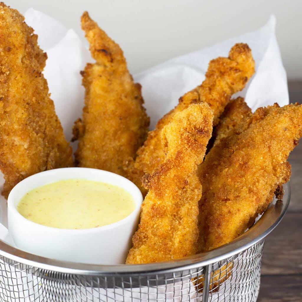 Ninja Foodi Chicken Tenders (Air Fryer Chicken Strips) - The Salted Pepper