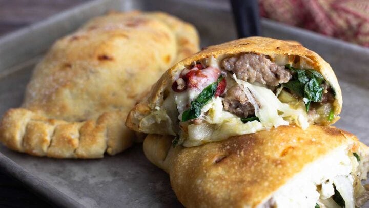 Air Fryer Calzone - The Salted Pepper