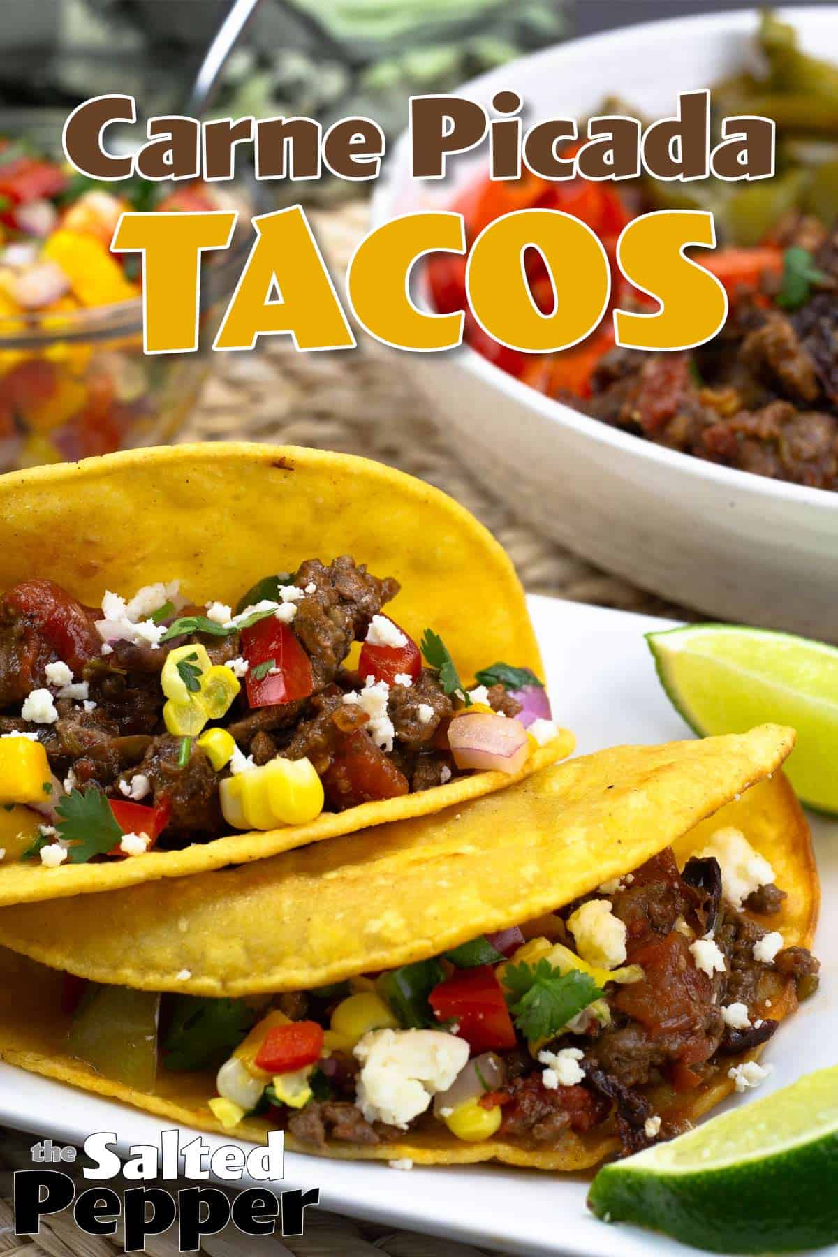 Carne Picada Tacos - The Salted Pepper