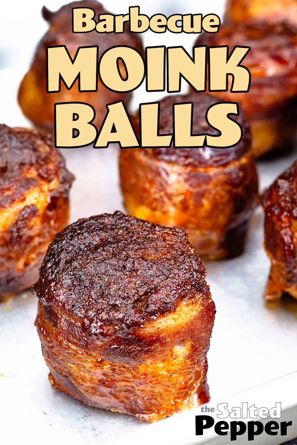 Moink Balls in the Ninja Woodfire - The Salted Pepper