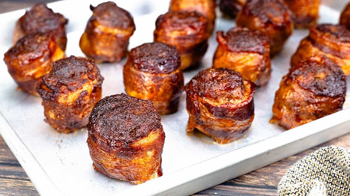 Moink Balls in the Ninja Woodfire - The Salted Pepper