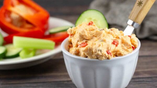 Cheese Spread with Roasted Red Peppers - The Salted Pepper