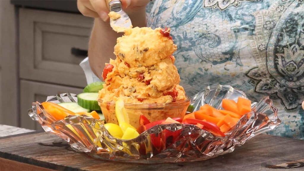 Cheese Spread with Roasted Red Peppers - The Salted Pepper