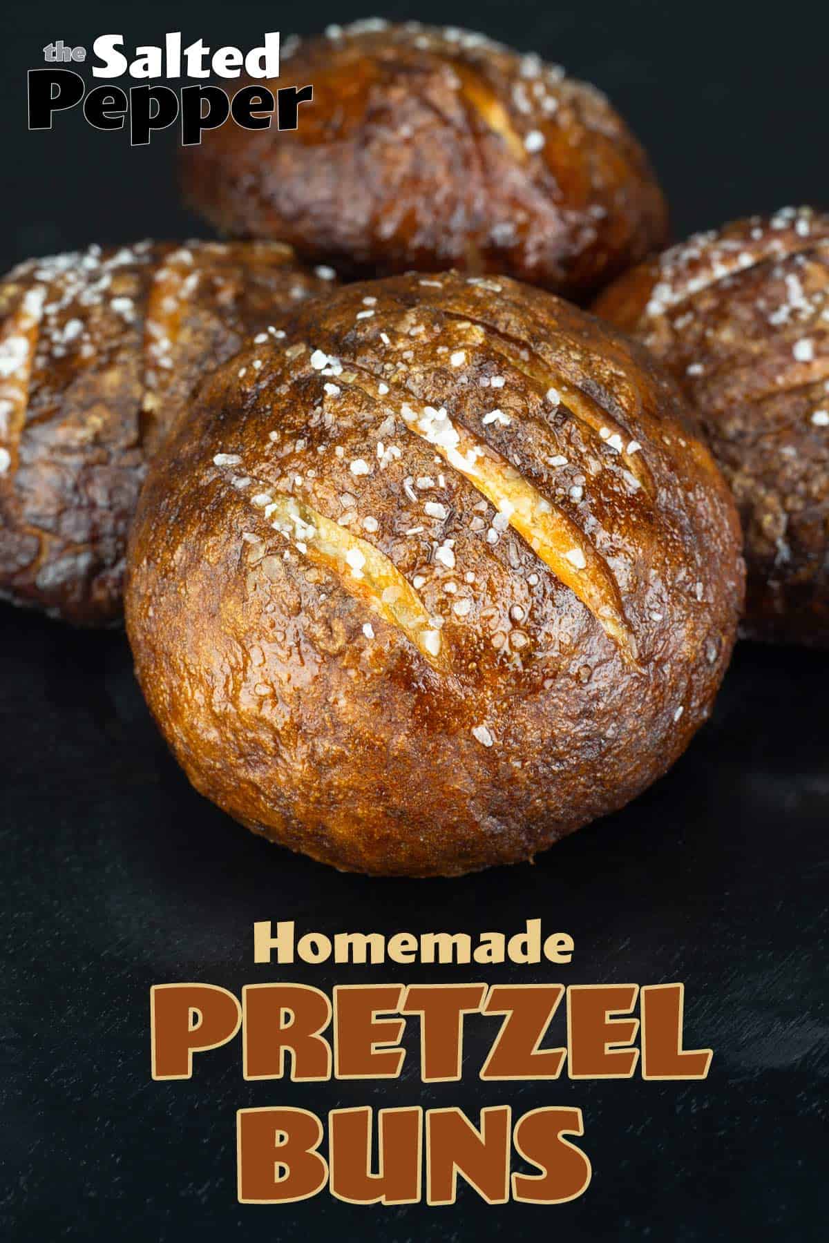 Homemade Pretzel Buns - The Salted Pepper