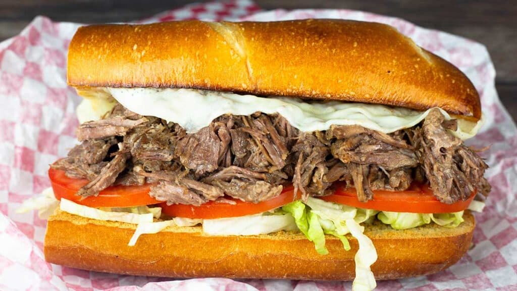 Chopped Beef Sandwich - The Salted Pepper