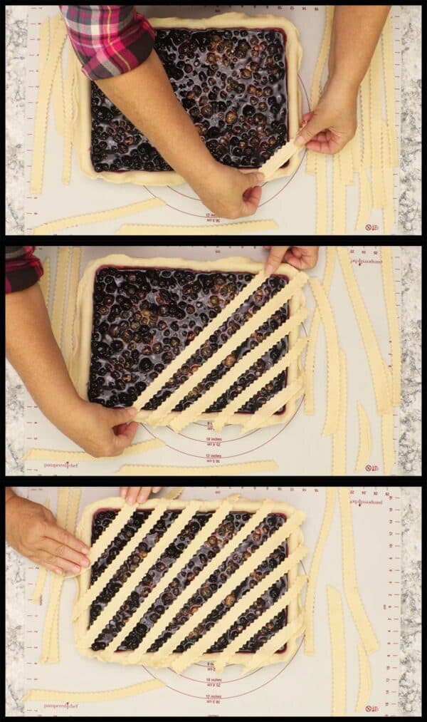 Easy Blueberry Slab Pie - The Salted Pepper