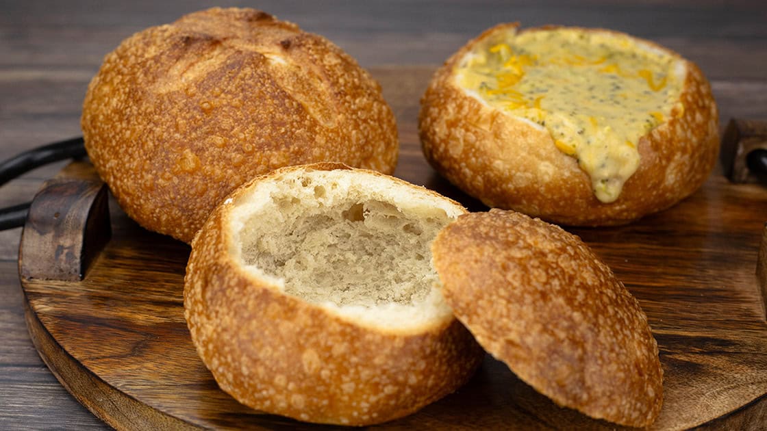 Homemade Bread Bowls (Ninja Combi or Oven Recipe) - The Salted Pepper