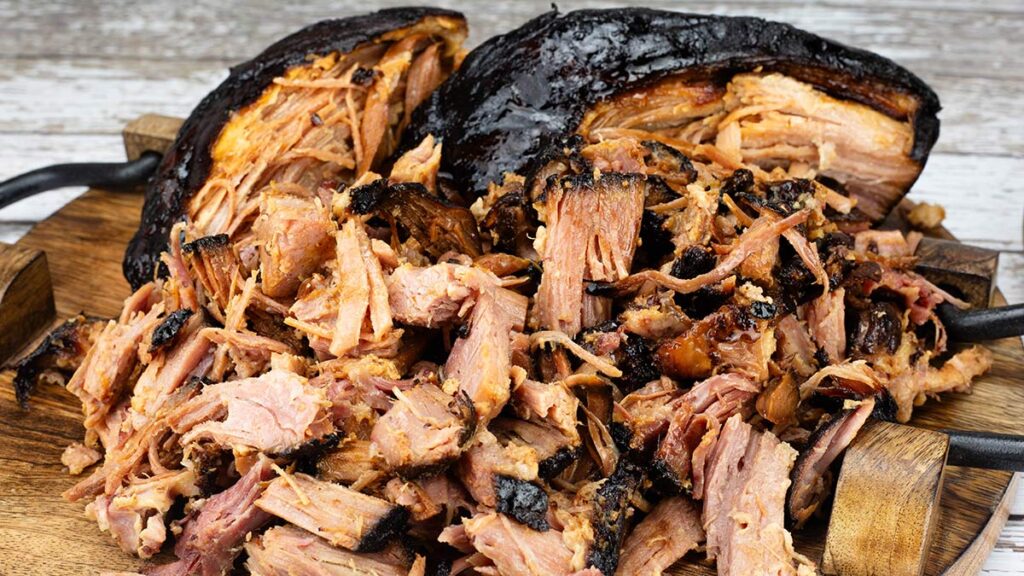 Pulled Ham (Smoker, Oven, or Slow Cooker) - The Salted Pepper