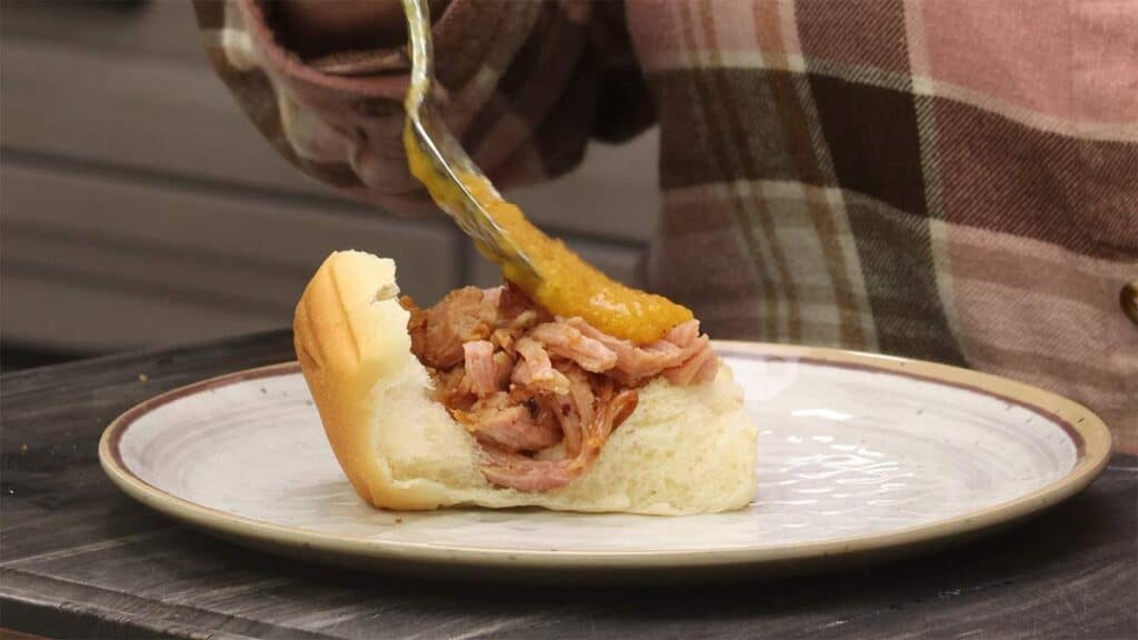 Pulled Ham (Smoker, Oven, or Slow Cooker) - The Salted Pepper