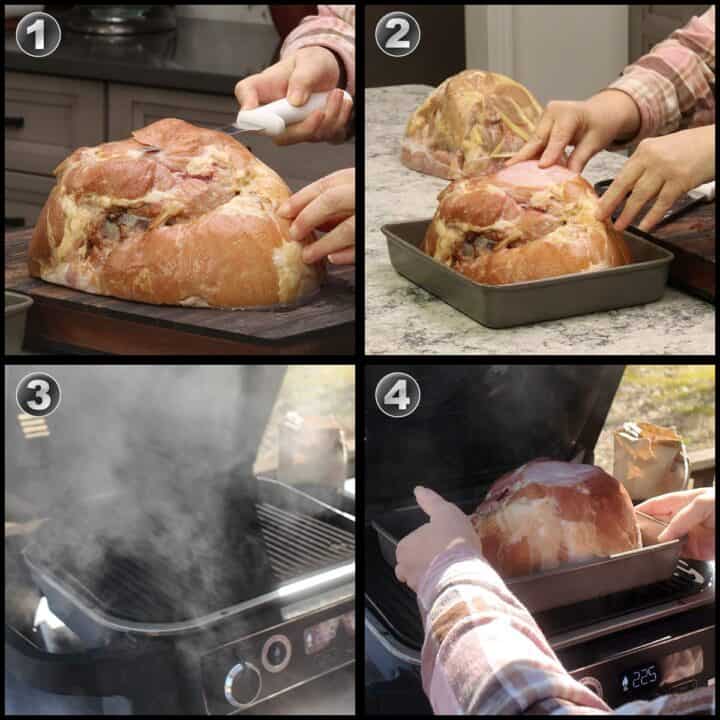 Pulled Ham (Smoker, Oven, or Slow Cooker) - The Salted Pepper